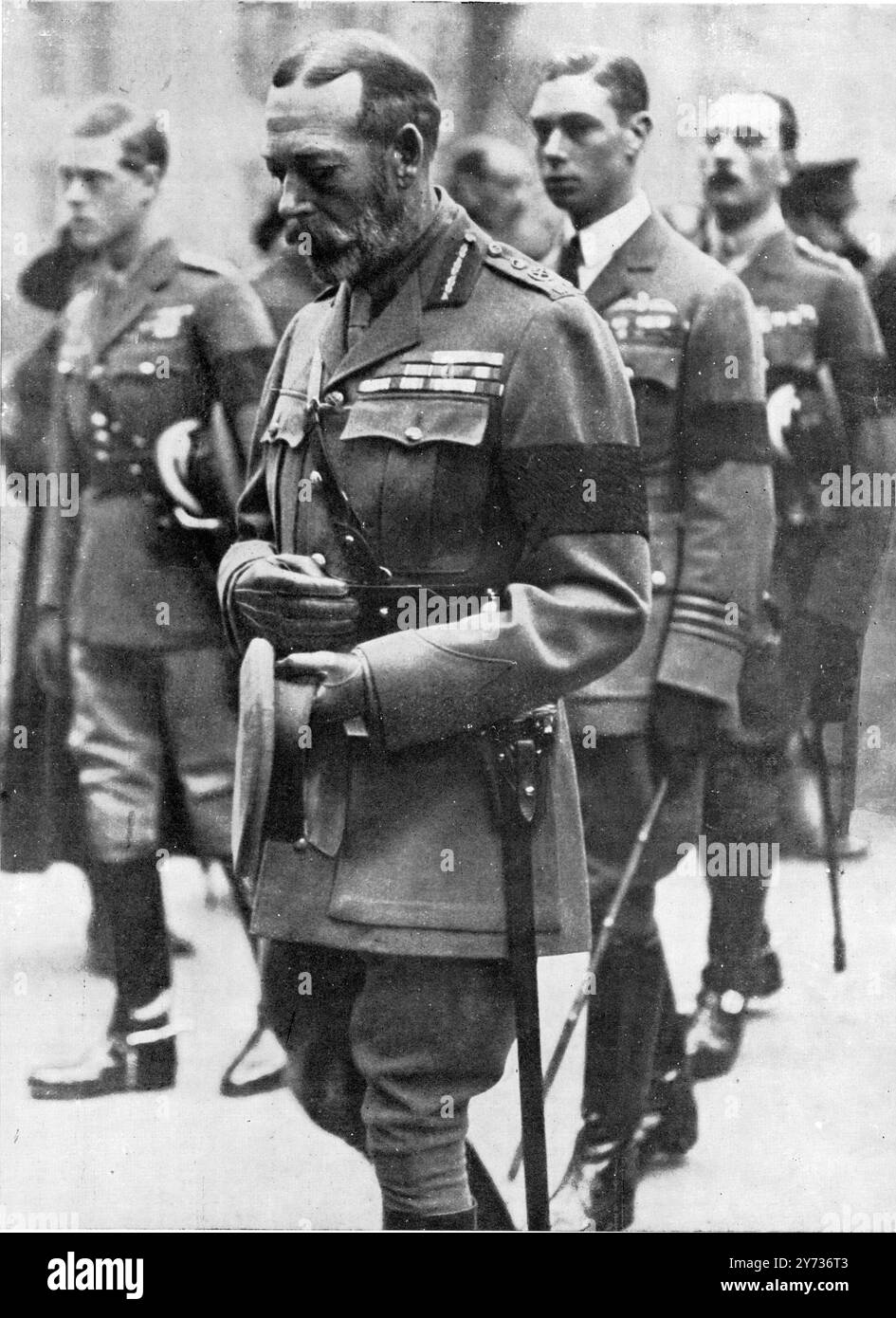 Funeral of the Unknown Warrior . Following the Unknown Warrior to his ...