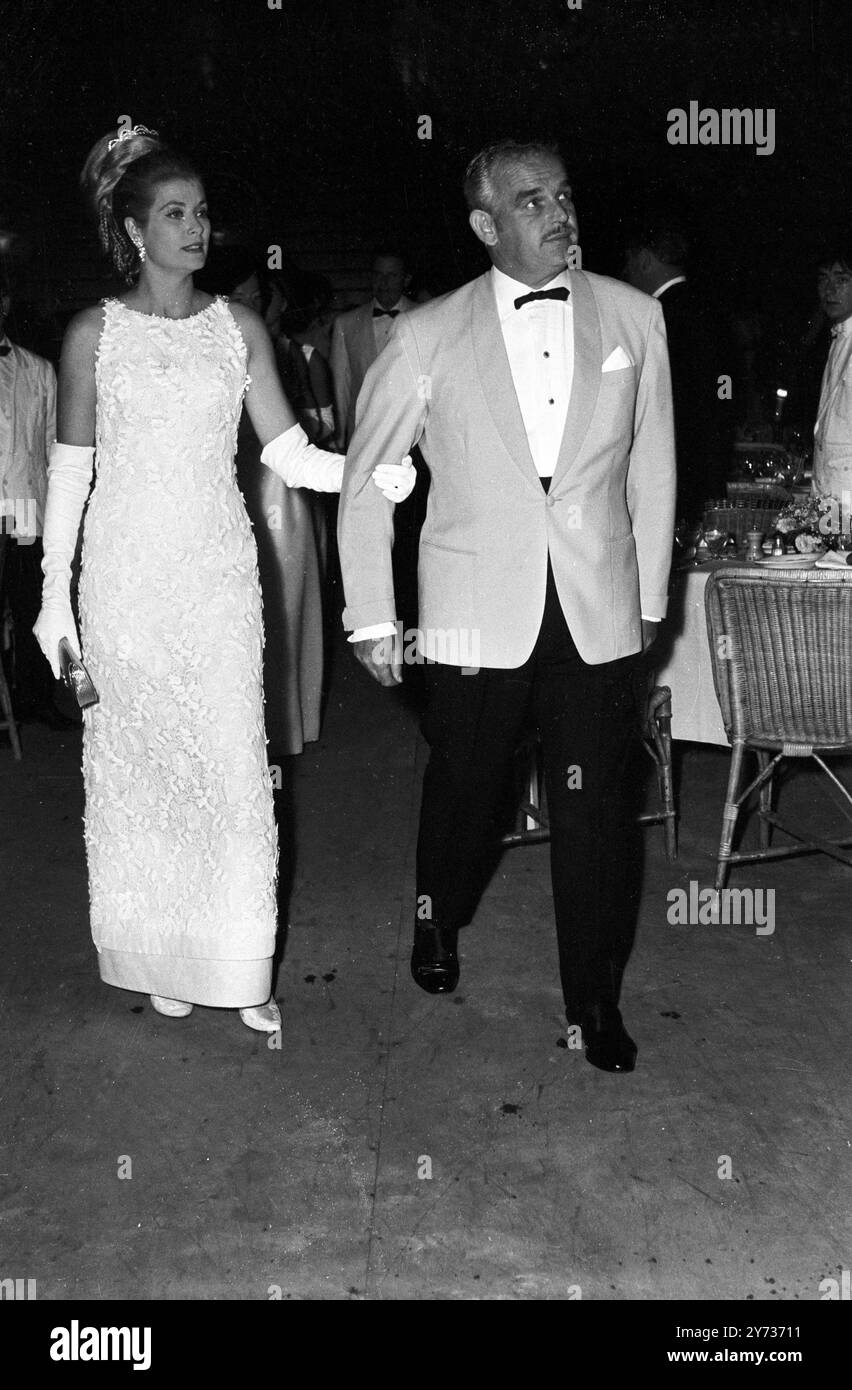 Prince Rainier of Monaco , with Princess Grace , appearing without his ...