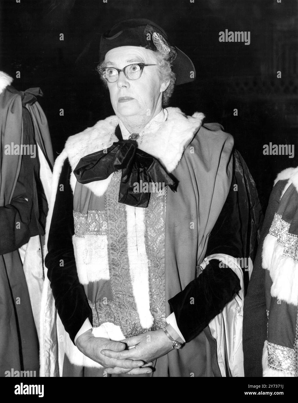 Baroness Wootton of Abinger , one of the new life peeresses , pictured ...
