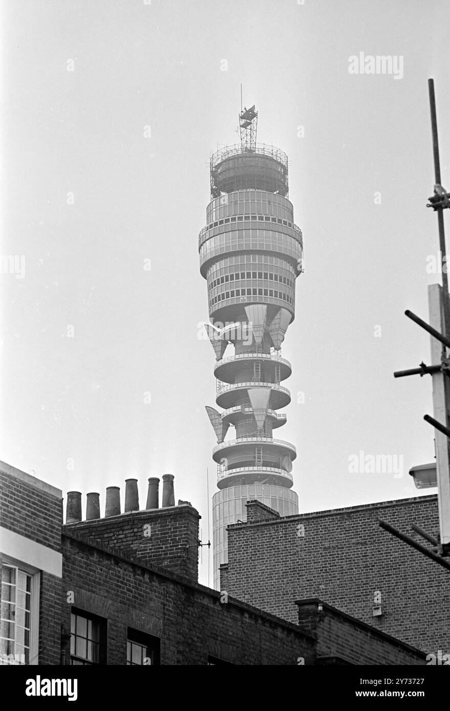 Close up look at the top section of London's new landmark , the Post ...