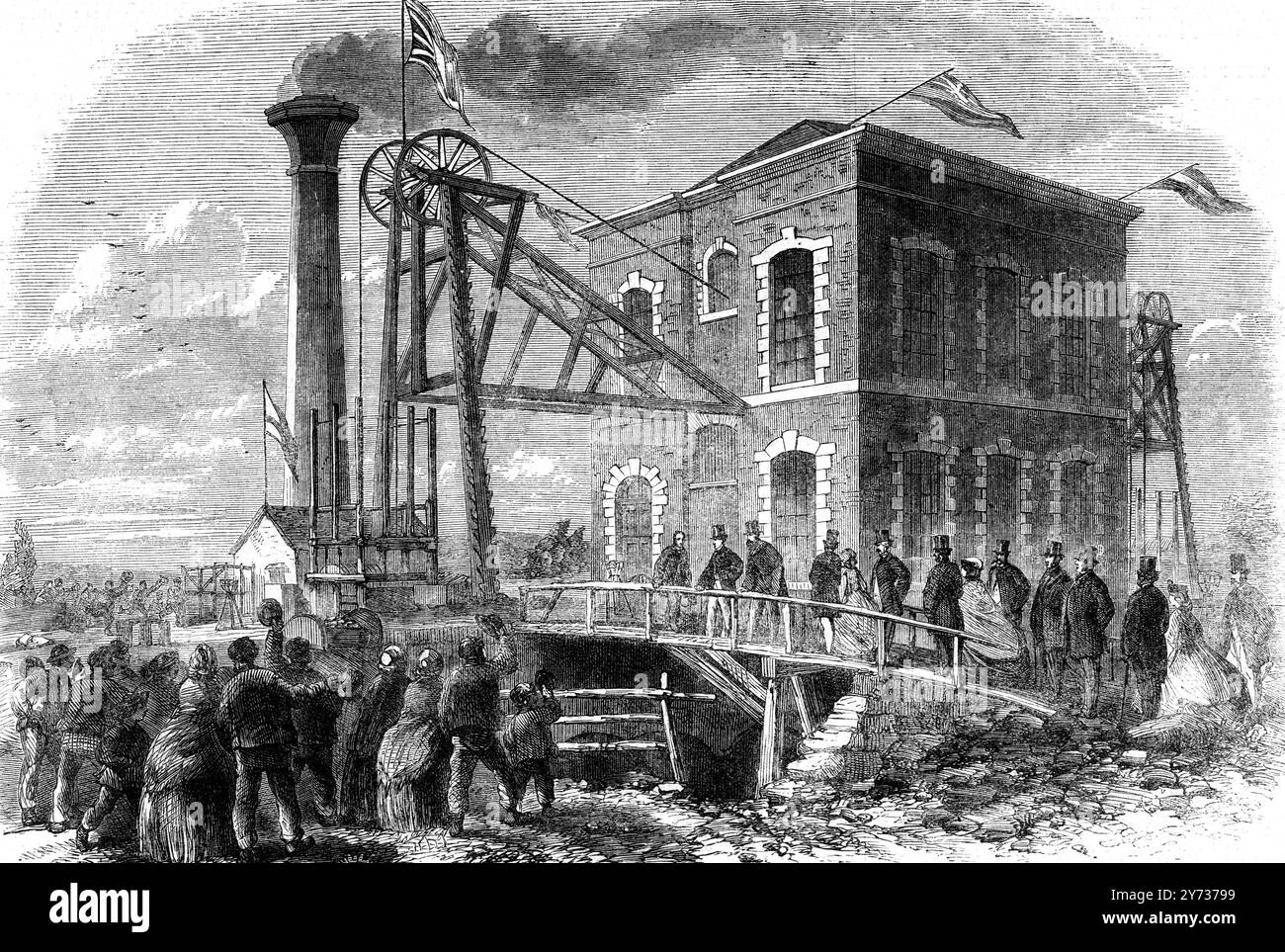 The Prince of Wales at Shireoaks Colliery , Nottinghamshire near ...