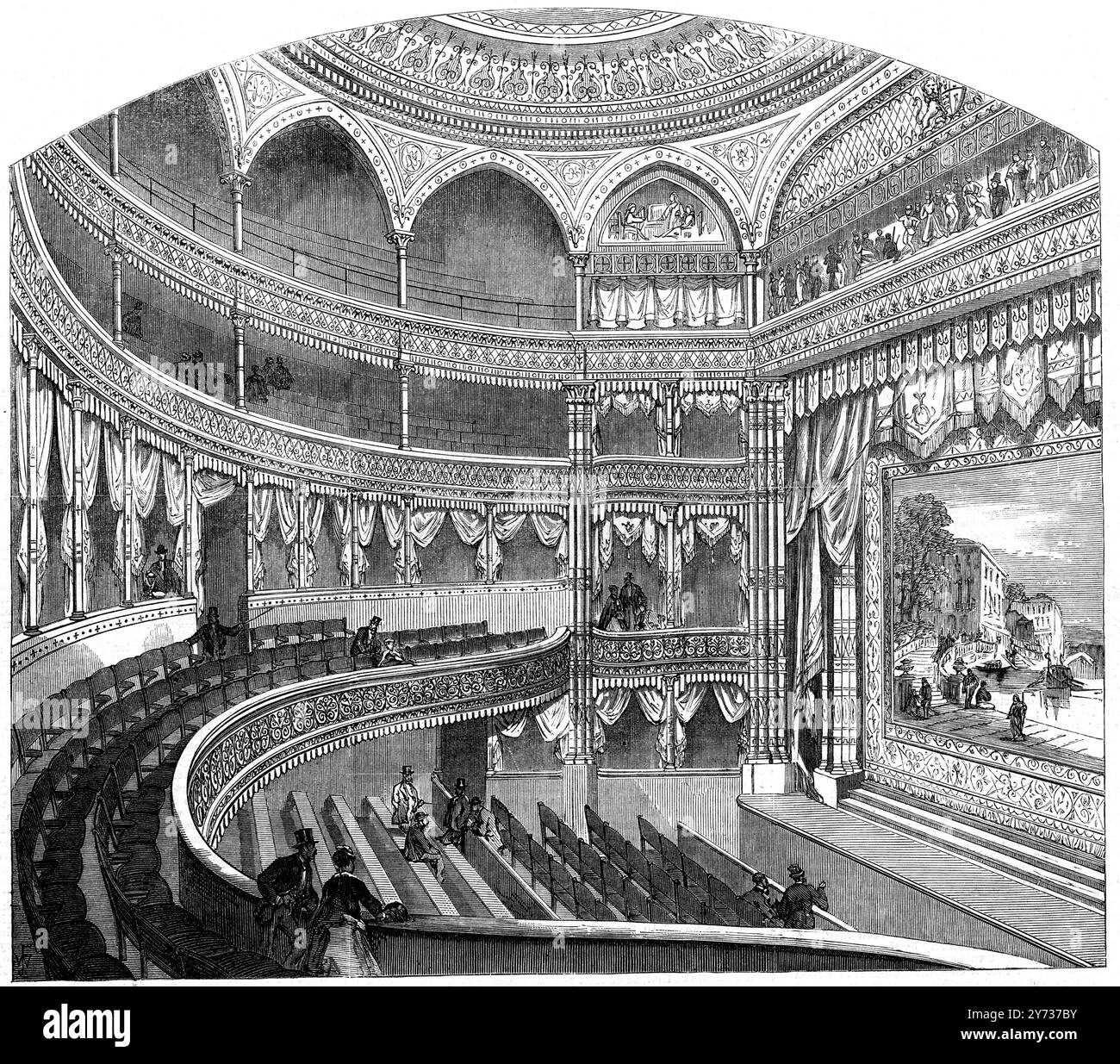 Interior of the Gaiety Theatre , The Strand , London , England . 2 ...