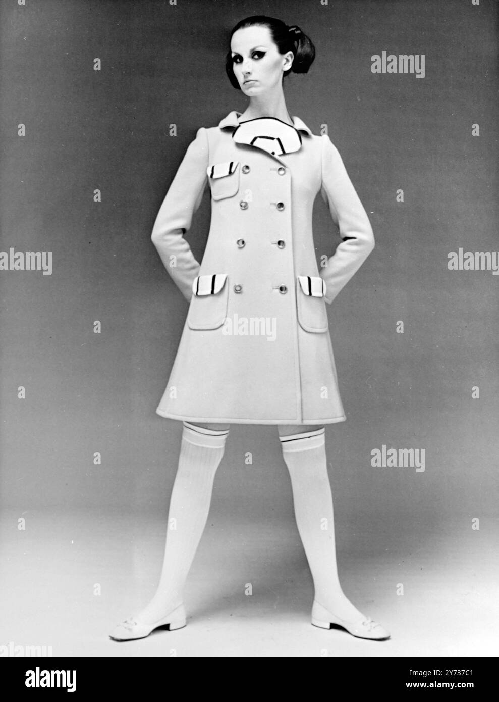 Ungaro fashion Designed by Ungaro , this coat and dress ensemble is in ...