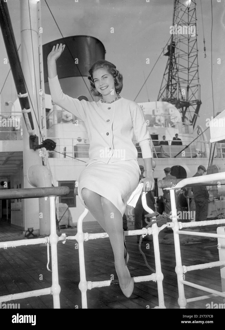 Miss World 1958 Penny Coelen , who is also Miss South Africa . She ...