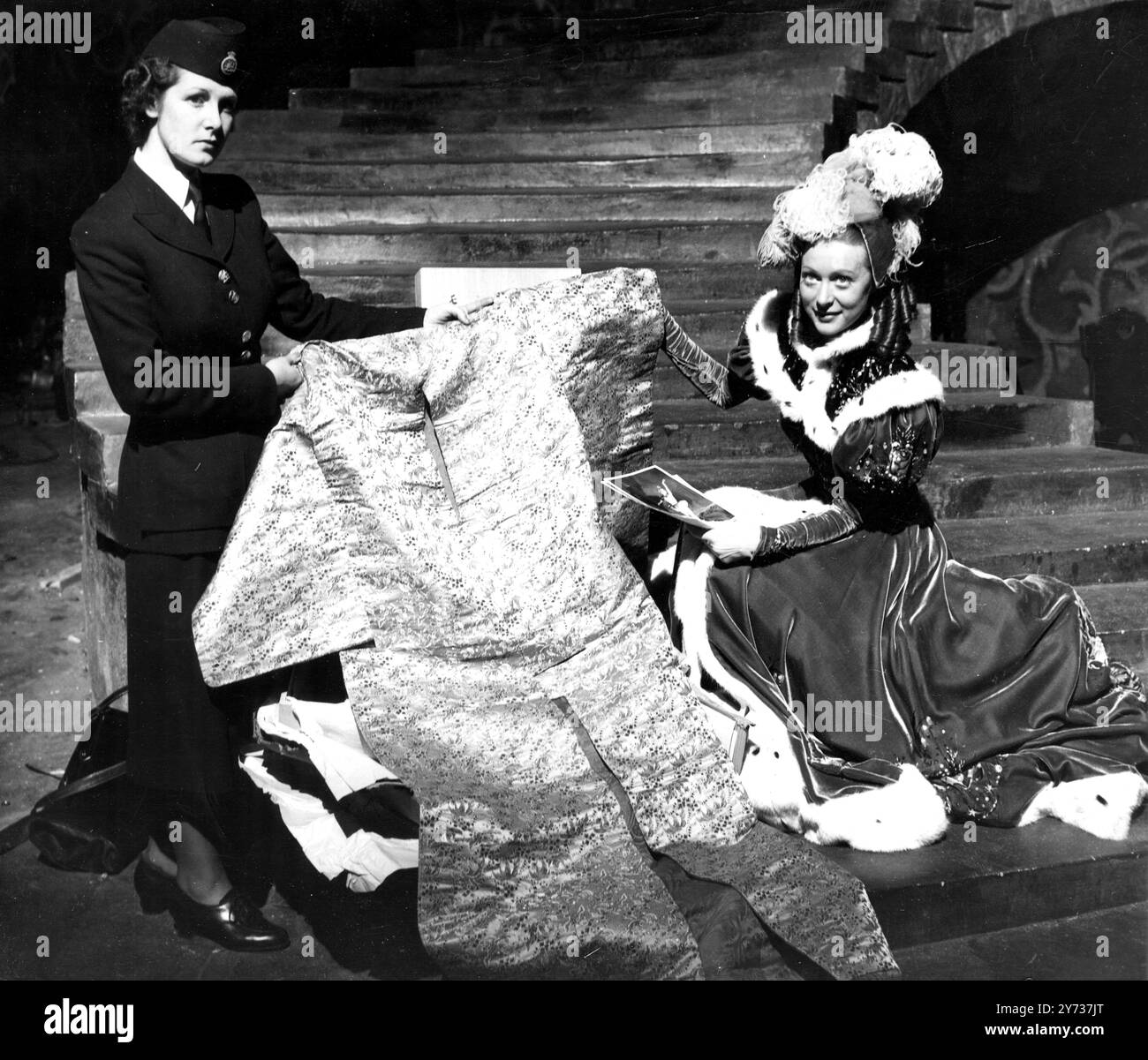 Present from Japan for Moira Shearer . Flown from Tokyo by BOAC , visit ...