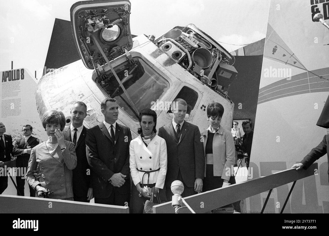 American Astronauts in Paris . Paris ; America ' s Apollo - 9 ...