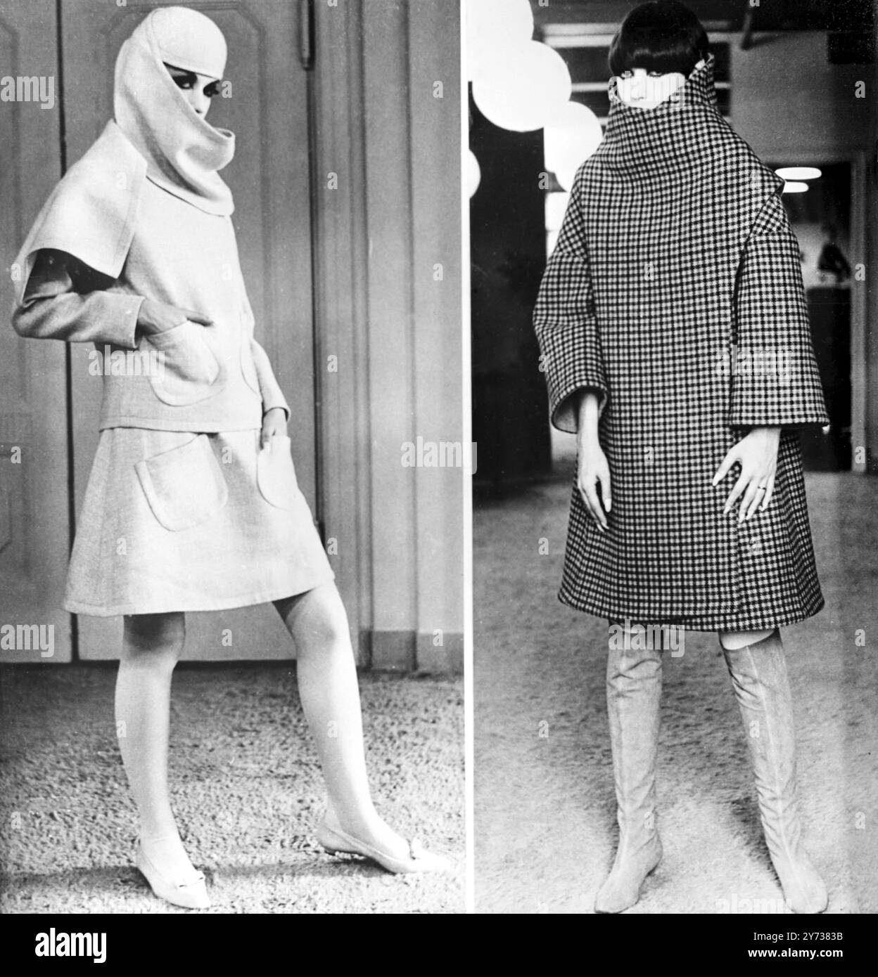 These models wear outfits from Rudi Gernreich 's new collection for ...