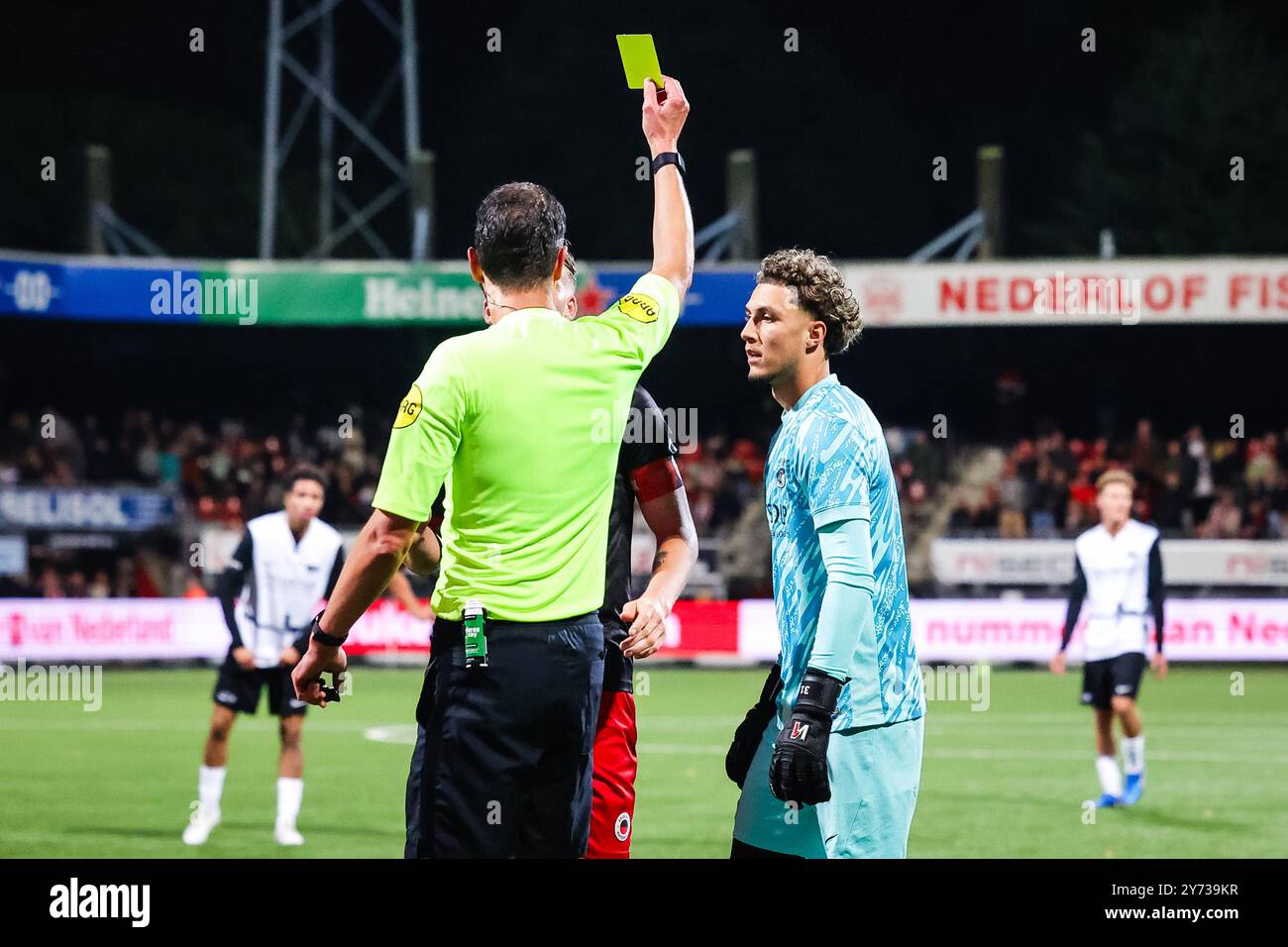 Rotterdam - Goalkeeper Daniel Deen of Jong AZ during the eigth round of ...