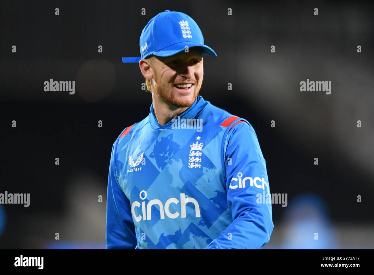 London, England. 27th Sep 2024. Jordan Cox during the Fourth Metro Bank One Day International ...