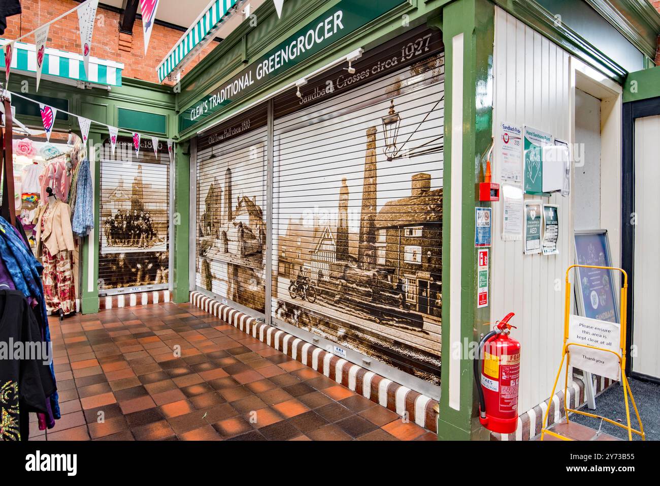 19 shutter images in historic market hall Sandbach, showing historic ...