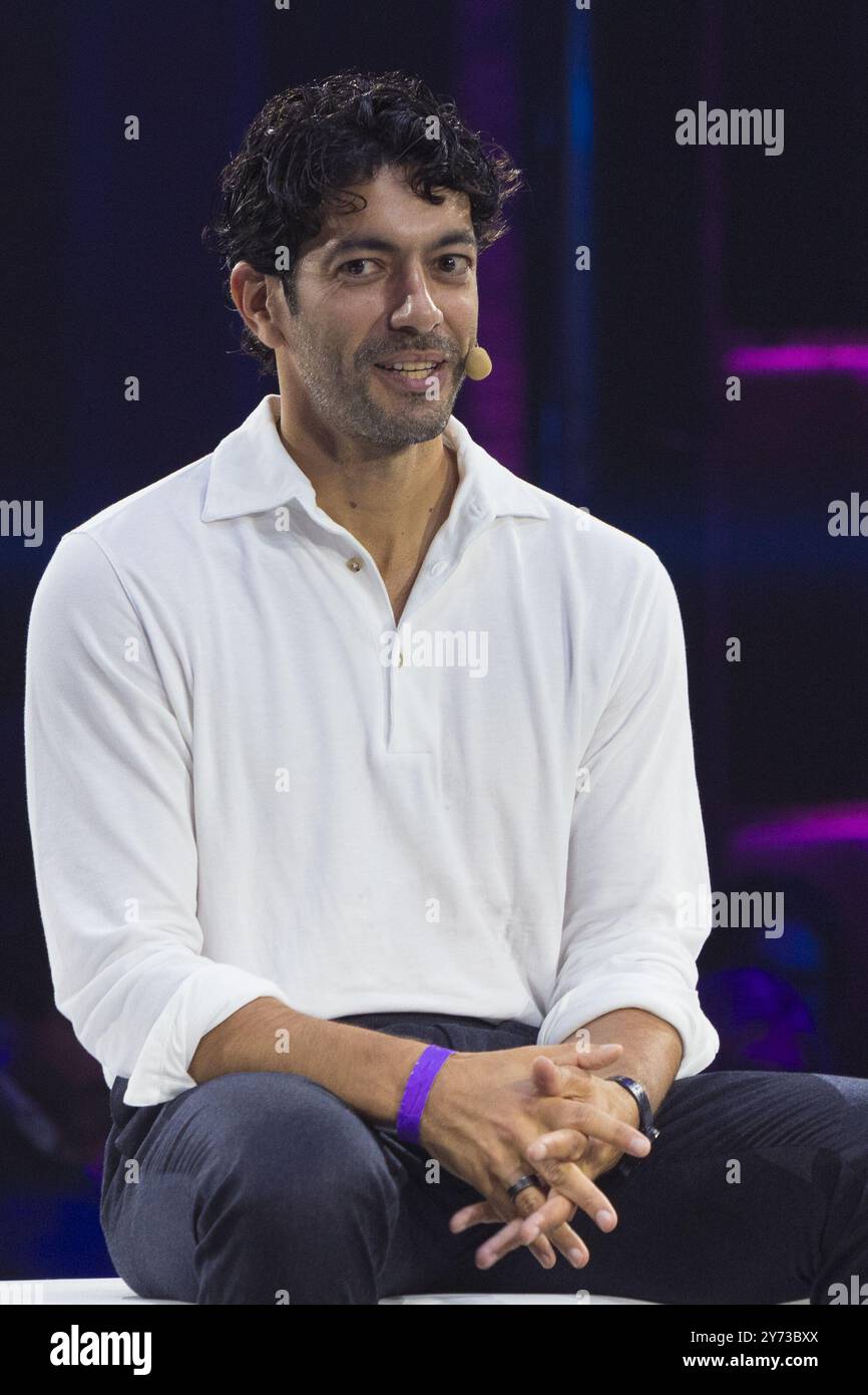 Turin, Italy. 26th September 2024. Raffaele Terrone (co-founder and CEO ...