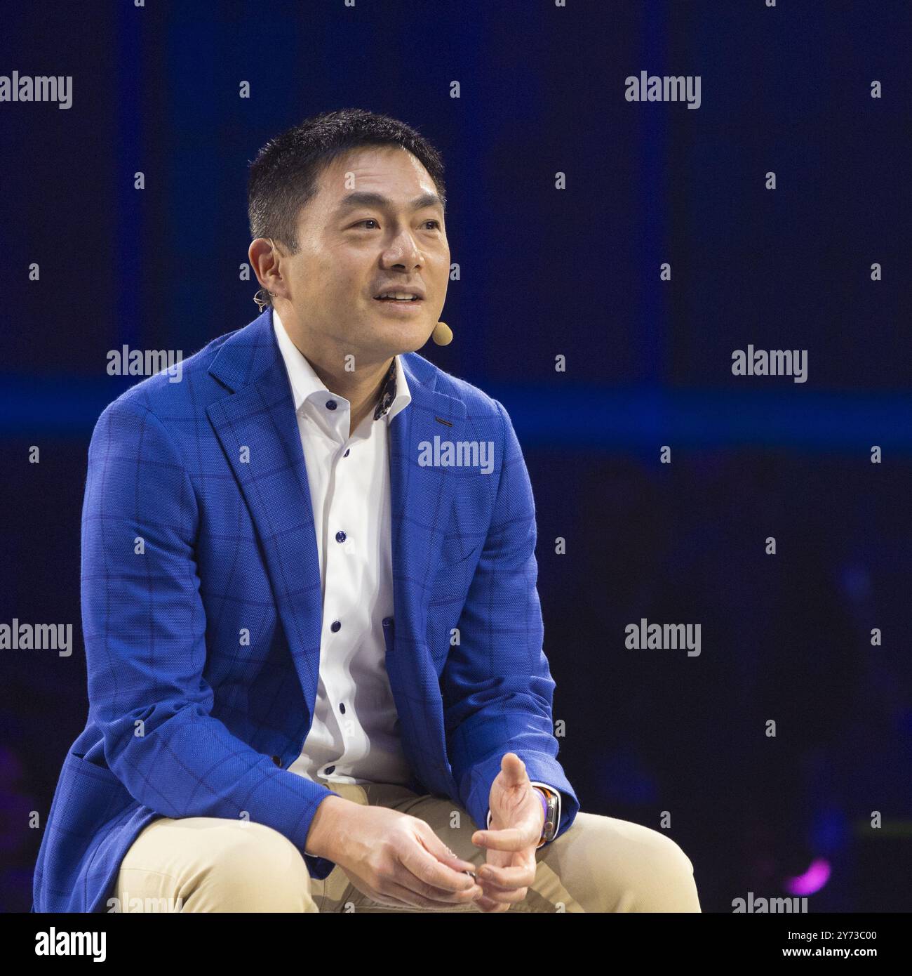 Turin, Italy. 26th September 2024. Alfred Lin, Partner at Sequoia ...