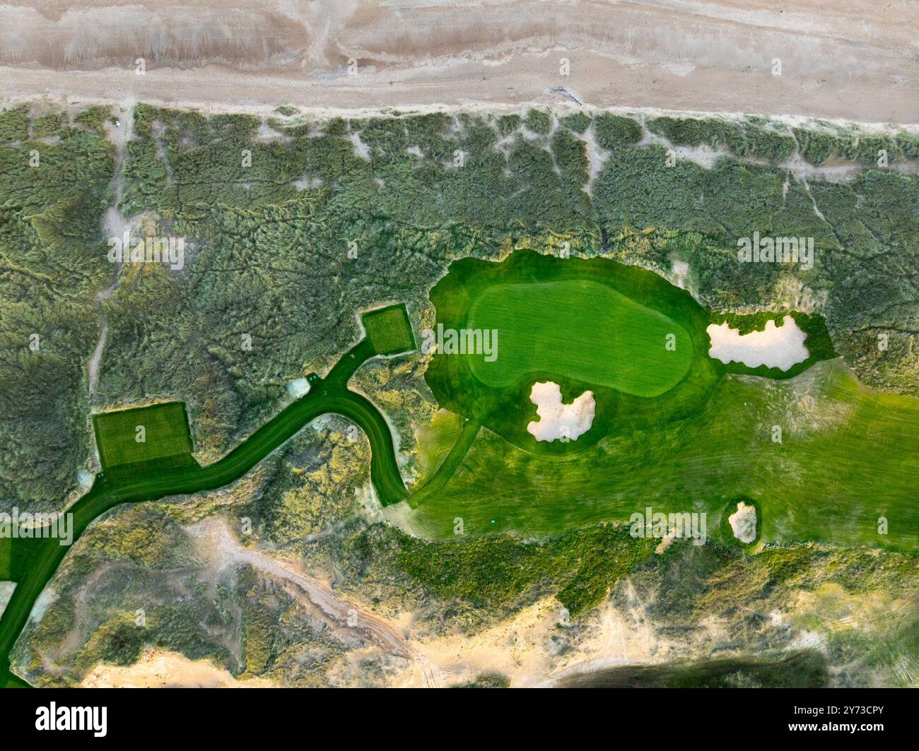 Aerial view trump international golf links hi-res stock photography and ...