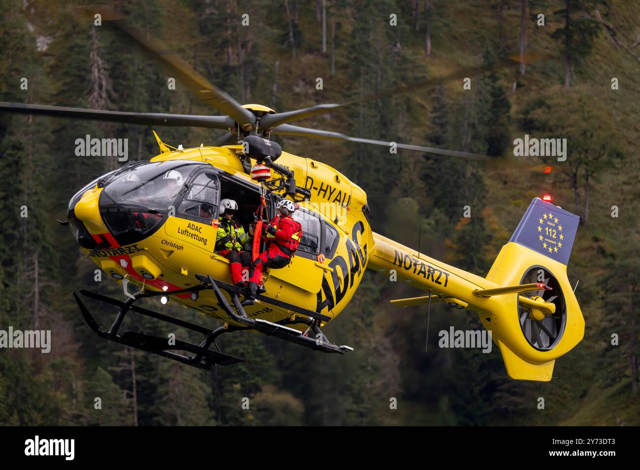 Walchensee, Germany. 27th Sep, 2024. Members of the ADAC rescue ...