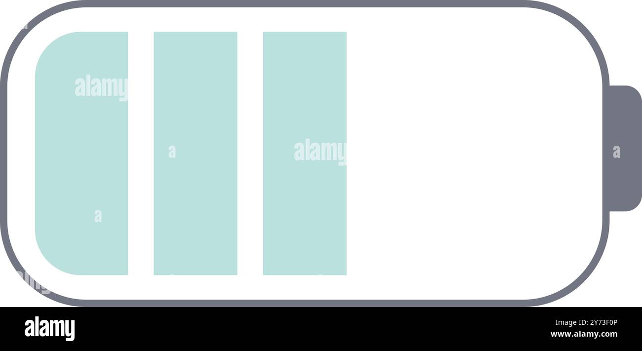 Smartphone wifi and battery icons. Mobile phone indicators, battery ...