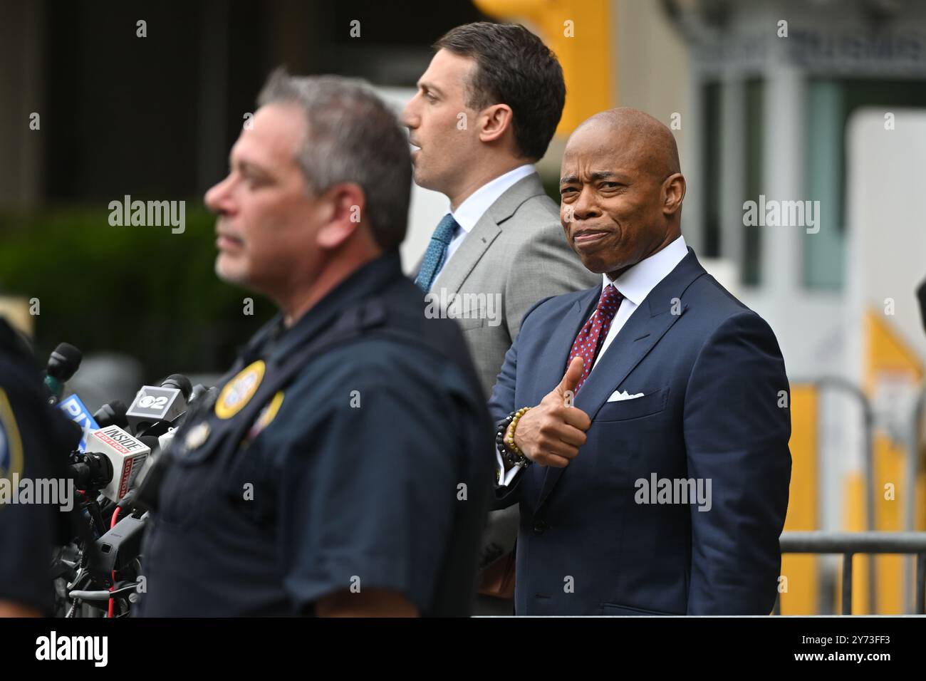 Eric adams arraignment hi-res stock photography and images - Alamy