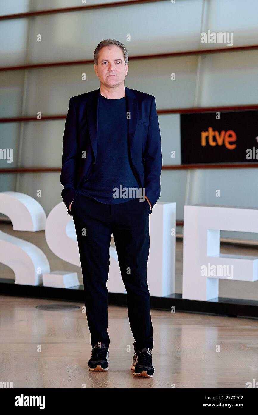 Milena Smit, Oscar Jaenaga, Hovik Keuchkerian, and Carlos Suarez attend ...
