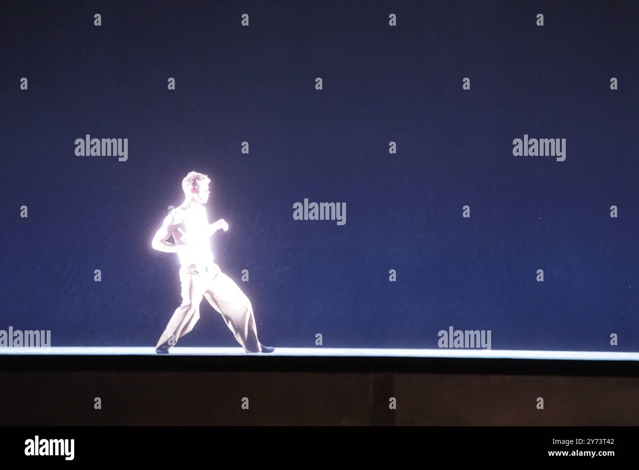 27 September 2024, Hamburg: Ballet dancer Jack Bruce dances to "The ...