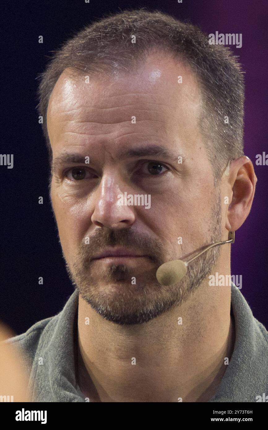 Turin, Italy. 27th September 2024. Taavet Hinrikus is guest of Italian ...