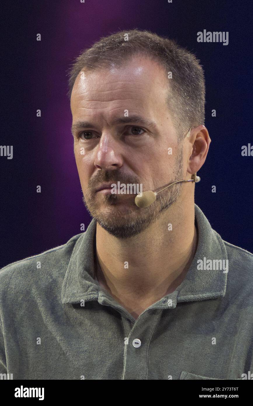 Turin, Italy. 27th September 2024. Taavet Hinrikus is guest of Italian ...
