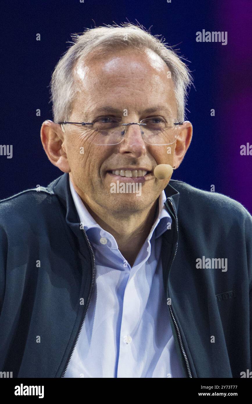 Turin, Italy. 27th September 2024. Benedetto Vigna, Chief Executive ...
