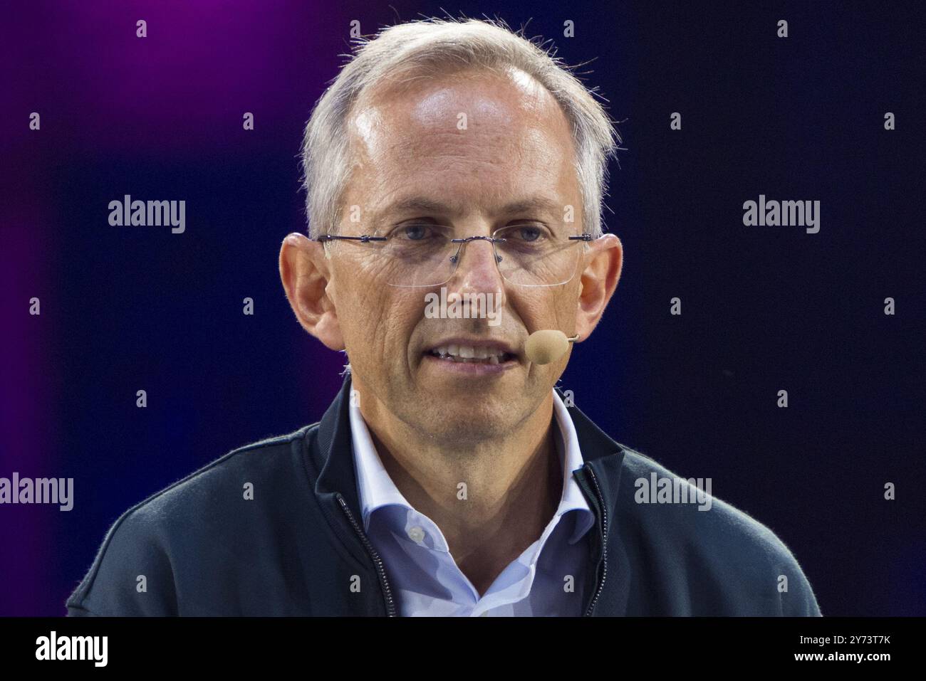 Turin, Italy. 27th September 2024. Benedetto Vigna, Chief Executive ...