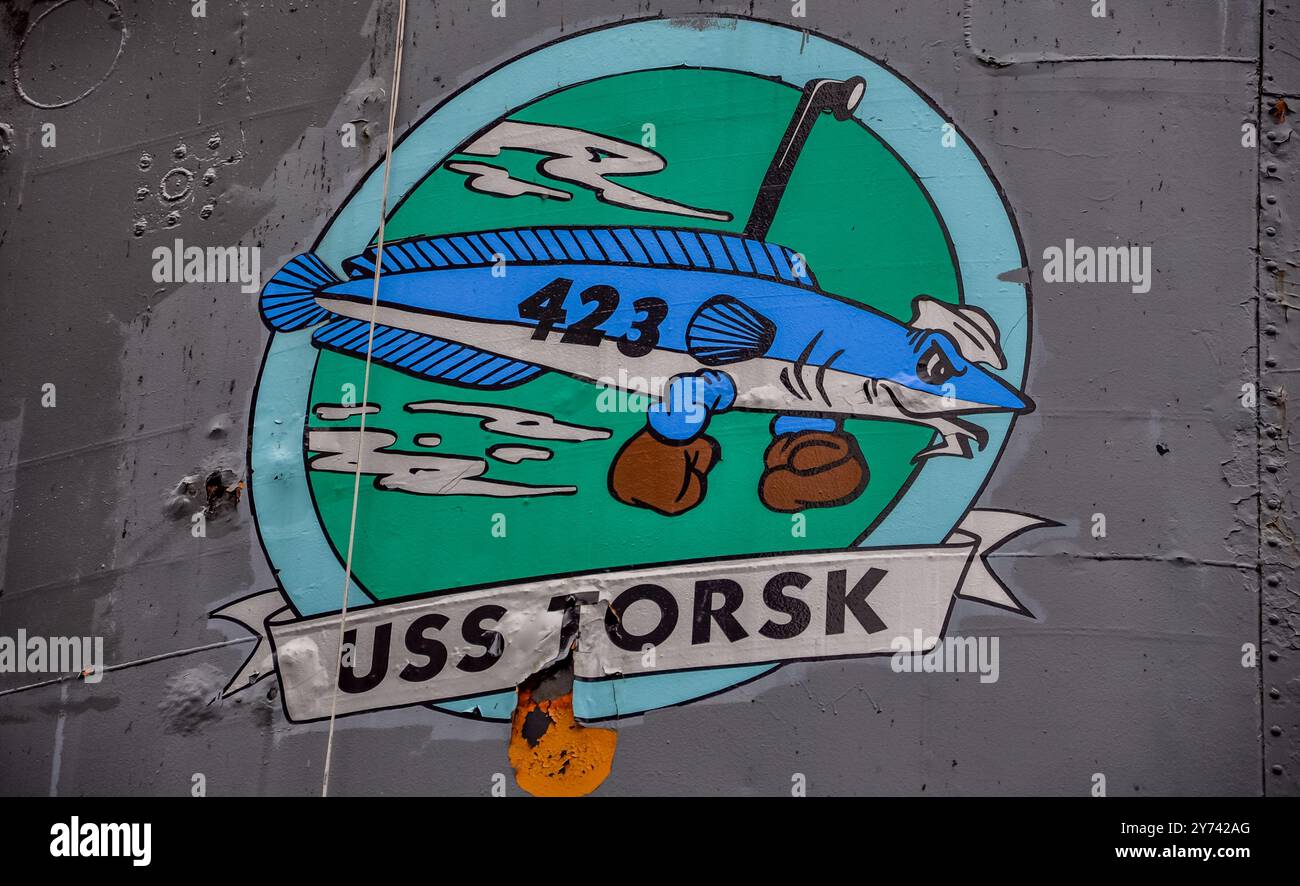 USS Torsk Insignia, Baltimore Maryland USA Stock Photo - Alamy