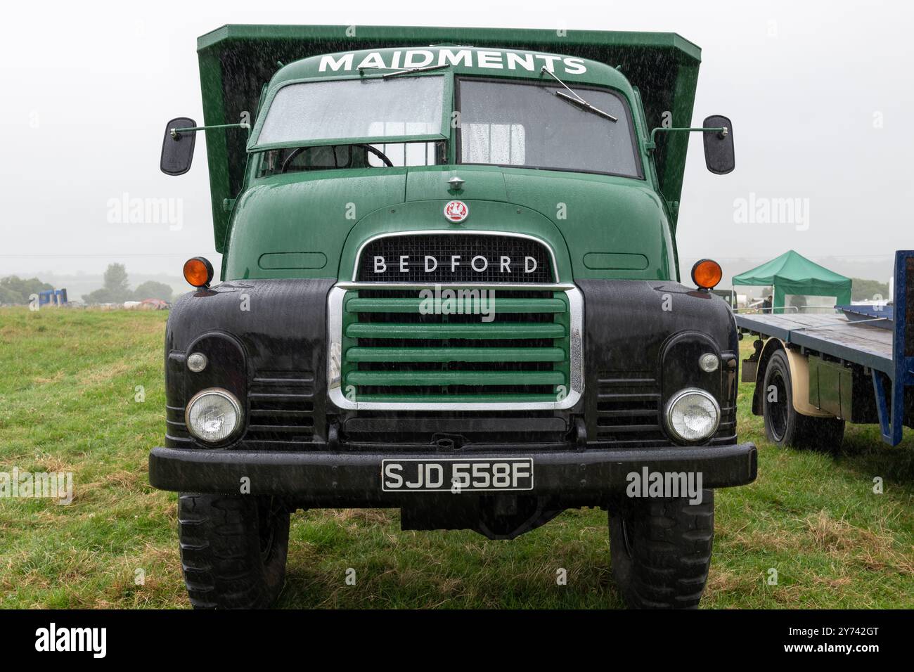 Low Ham.Somerset.United Kingdom.July 20th 2024.A Bedford RL tipper from ...