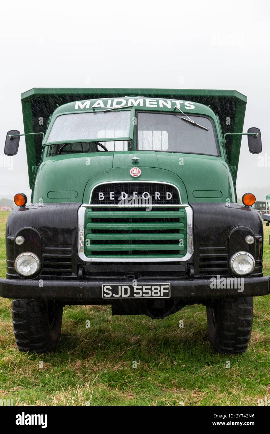 Low Ham.Somerset.United Kingdom.July 20th 2024.A Bedford RL tipper from ...