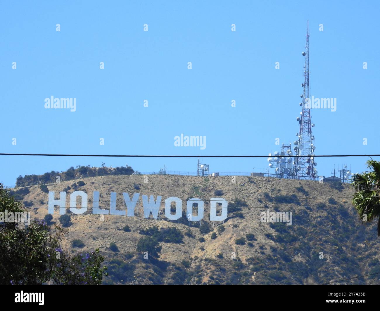 Cinematic california landmark famous griffith hi-res stock photography ...
