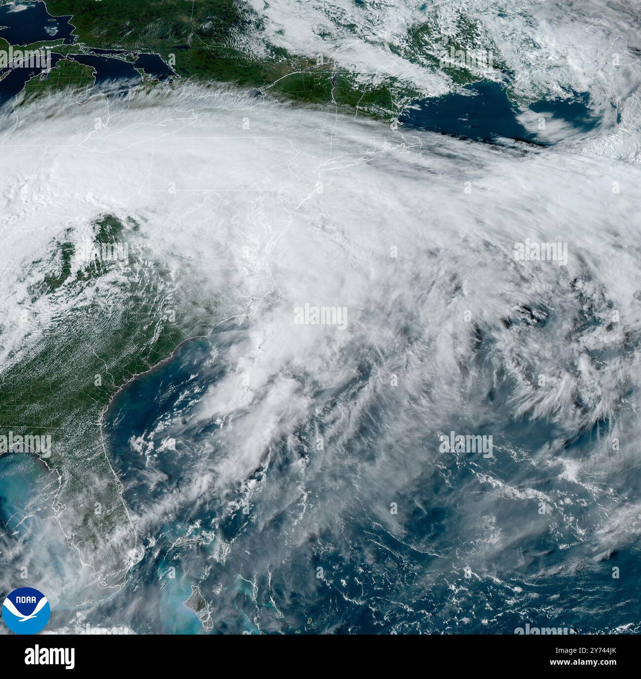 Usa. 27th Sep, 2024. Helene is tracking inland over the Southeast ...