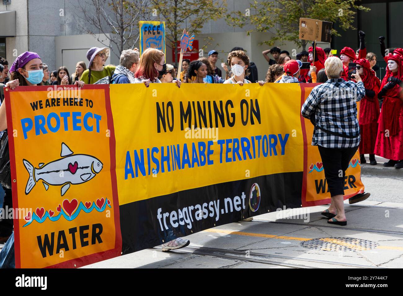 Image of the Protest and Rally in support of the people of Grassy ...