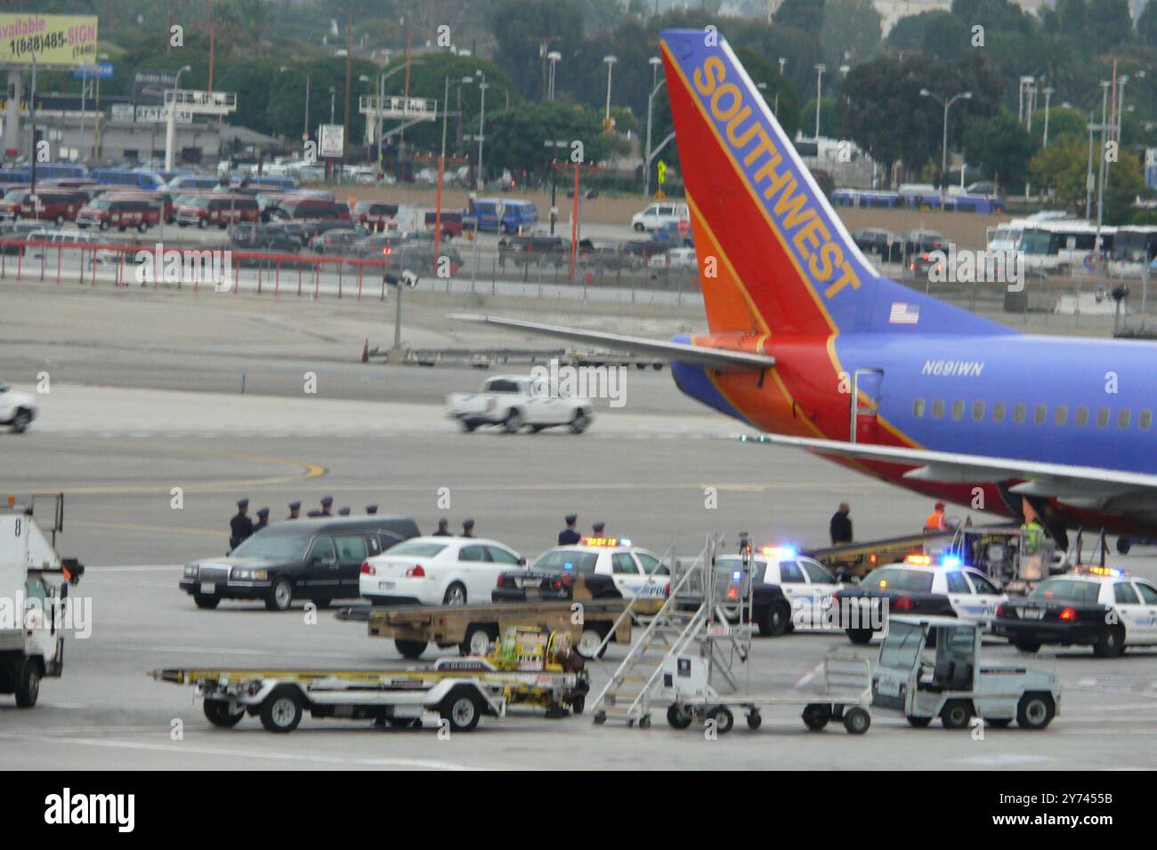 ChatGPT Police escort and emergency response at airport tarmac ...
