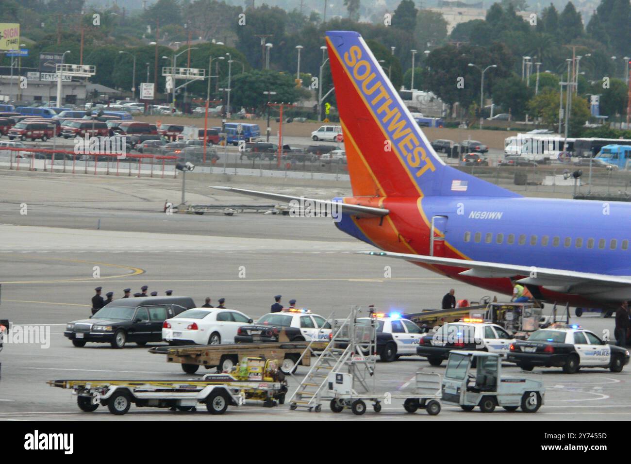 ChatGPT Police escort and emergency response at airport tarmac ...