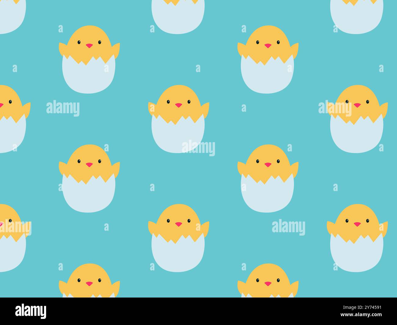 Pattern newborn chick. Vector illustration Stock Vector Image & Art - Alamy