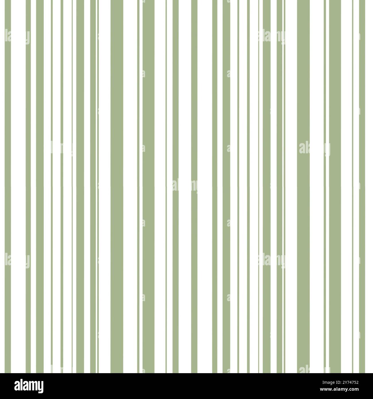Seamless green stripe pattern on white background Stock Photo - Alamy