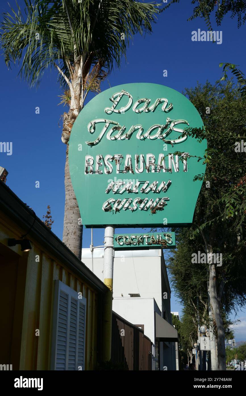 West Hollywood, California, USA 16th September 2024 Dan Tana's Italian ...