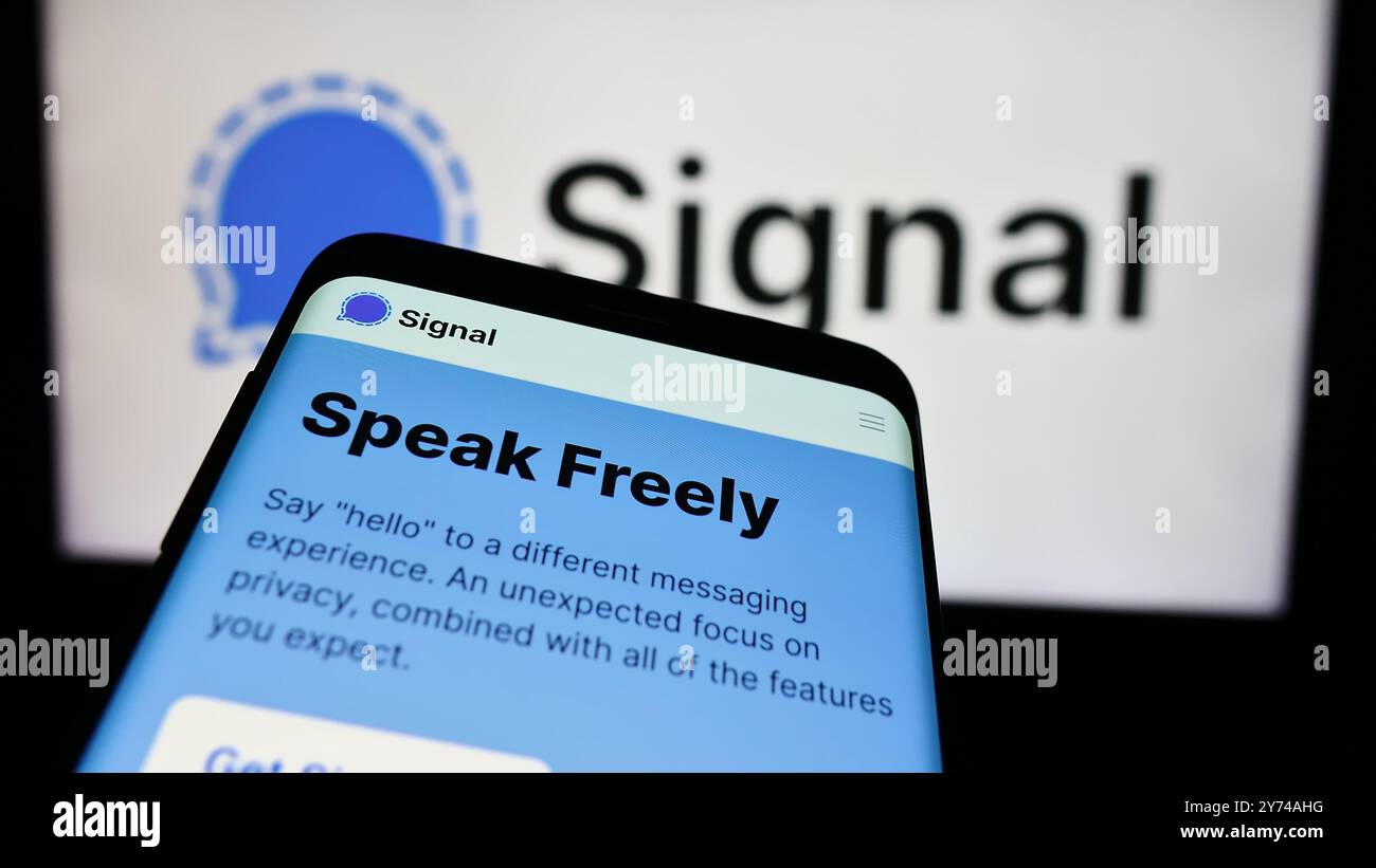 In this photo illustration, a smartphone with the website of open ...