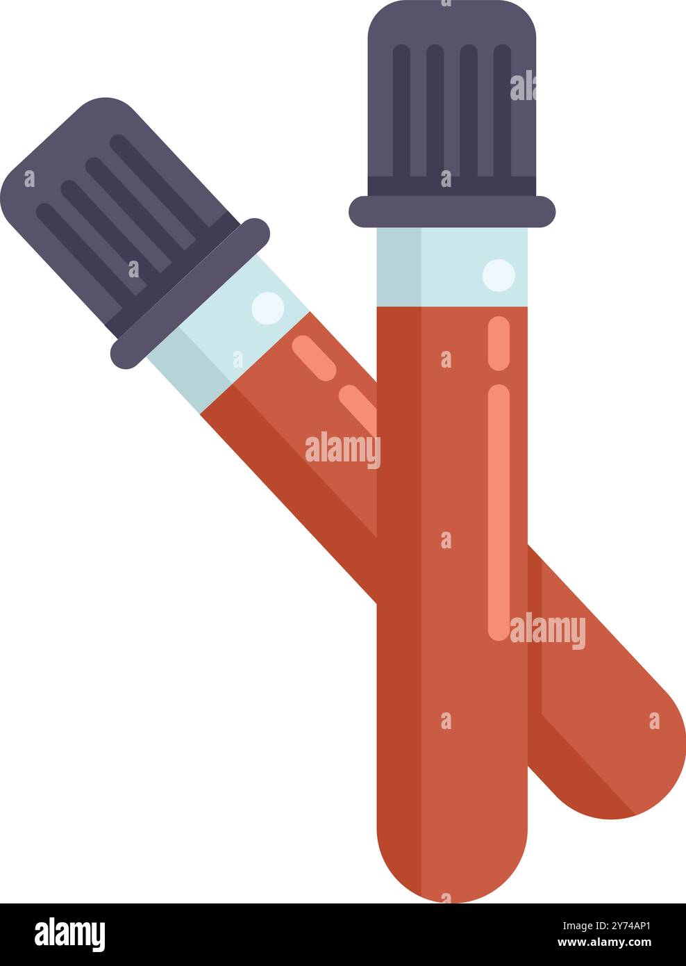 Tubes blood testing scientific Cut Out Stock Images & Pictures - Alamy