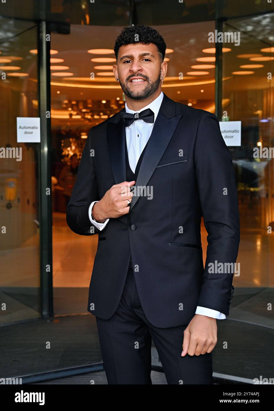 LONDON, UK. 27th Sep, 2024. 2024 Theo Mayne on BBC series 1 :TRAITORS ...