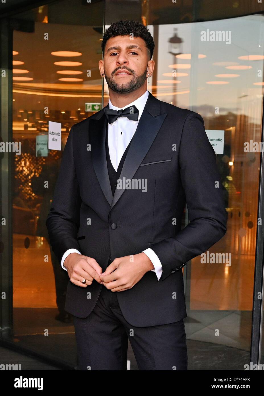 LONDON, UK. 27th Sep, 2024. 2024 Theo Mayne on BBC series 1 :TRAITORS ...