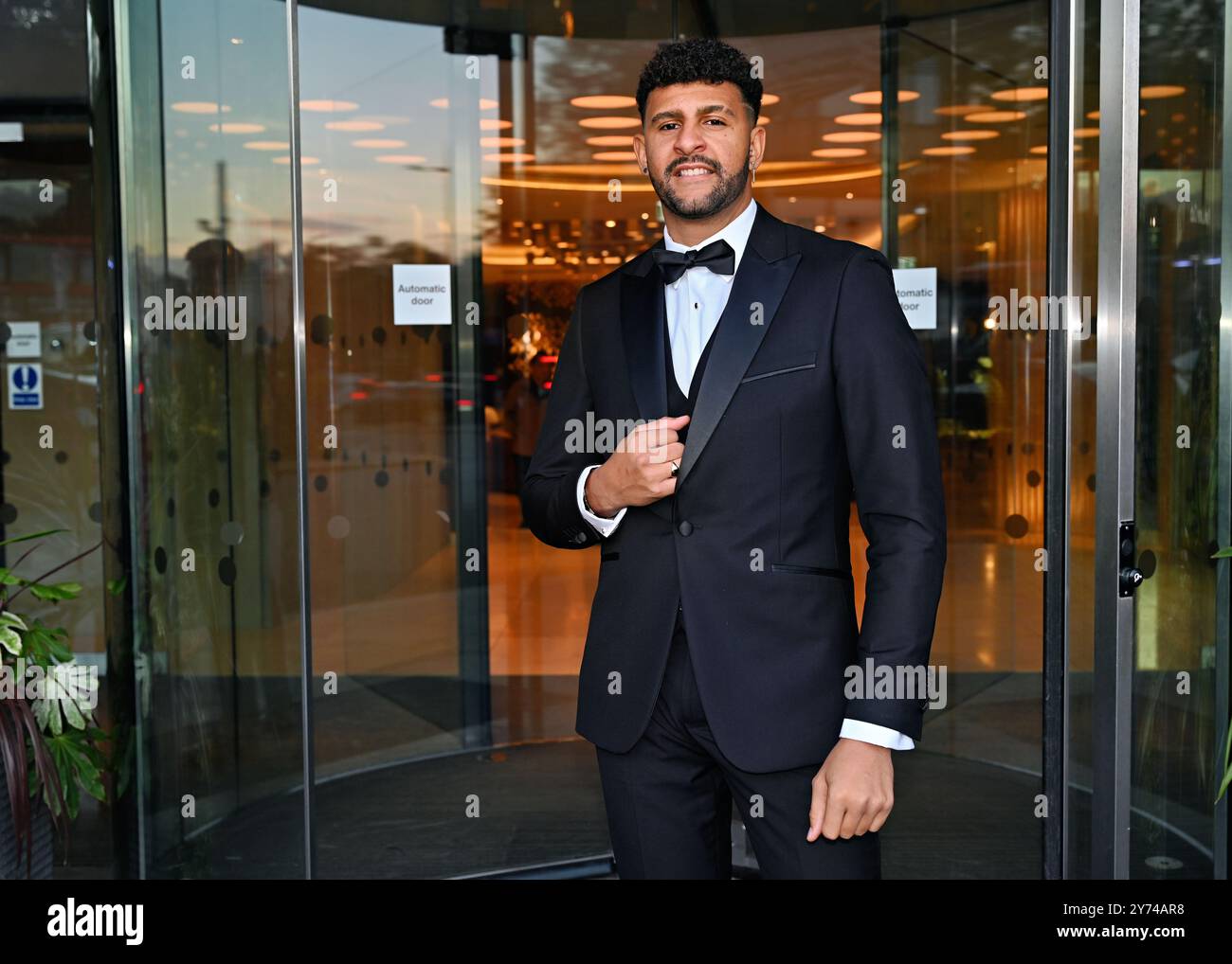 LONDON, UK. 27th Sep, 2024. 2024 Theo Mayne on BBC series 1 :TRAITORS ...