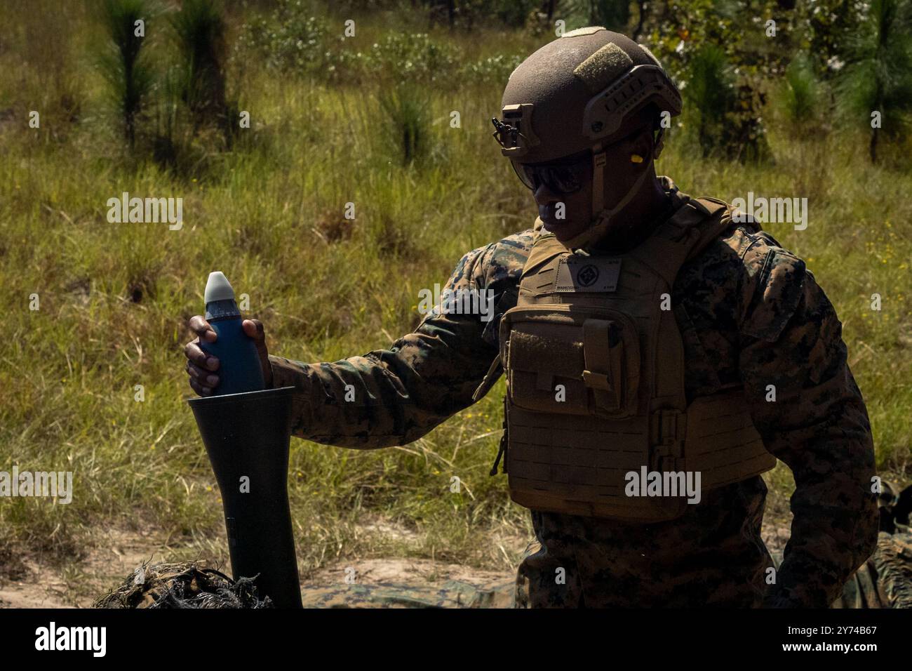 U.S. Marine Corps 1st Sgt. Alexander Davis, weapons company first ...