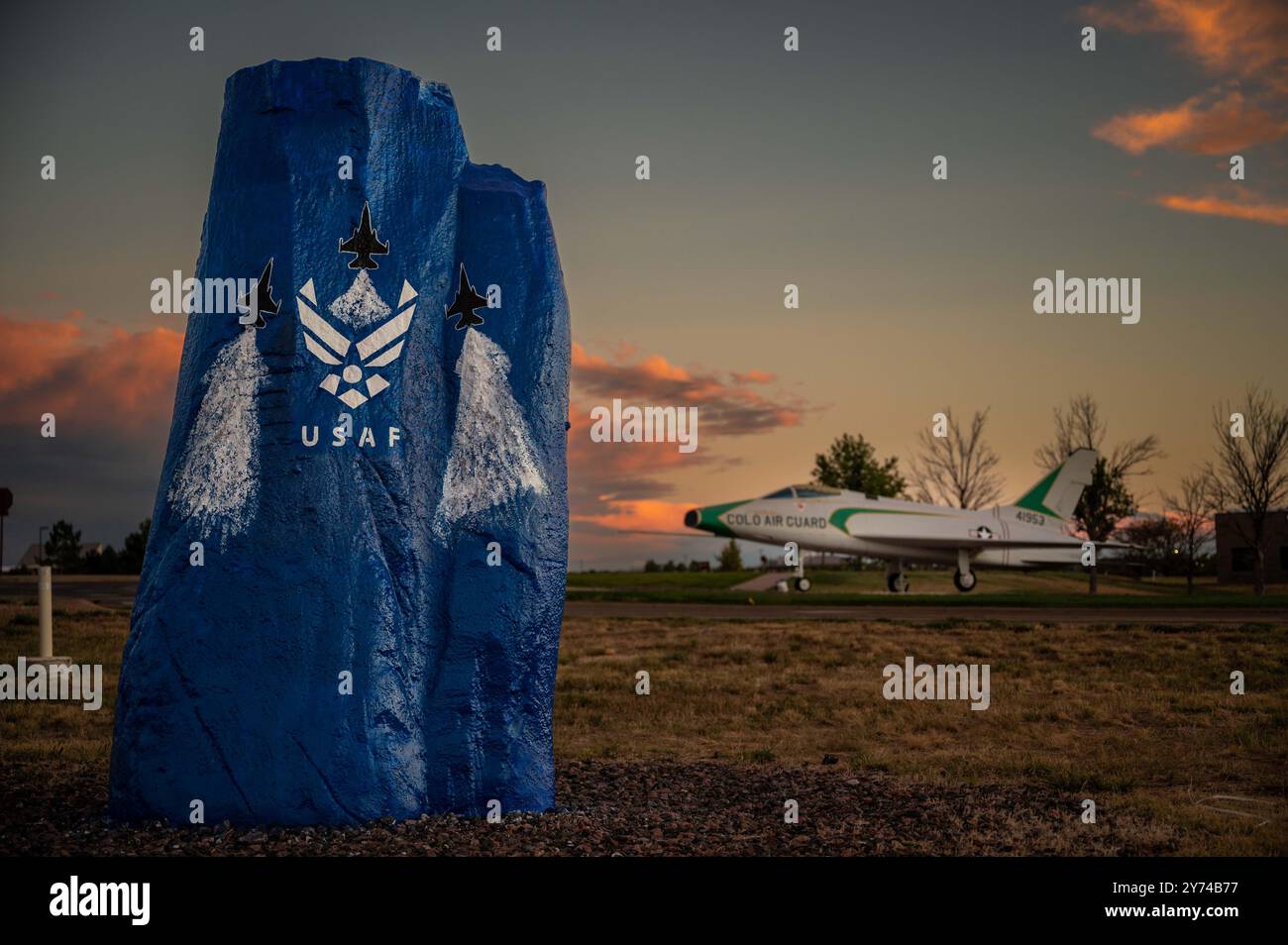 Feature photo of the Spirit Rock at Buckley Space Force Base, Colorado ...
