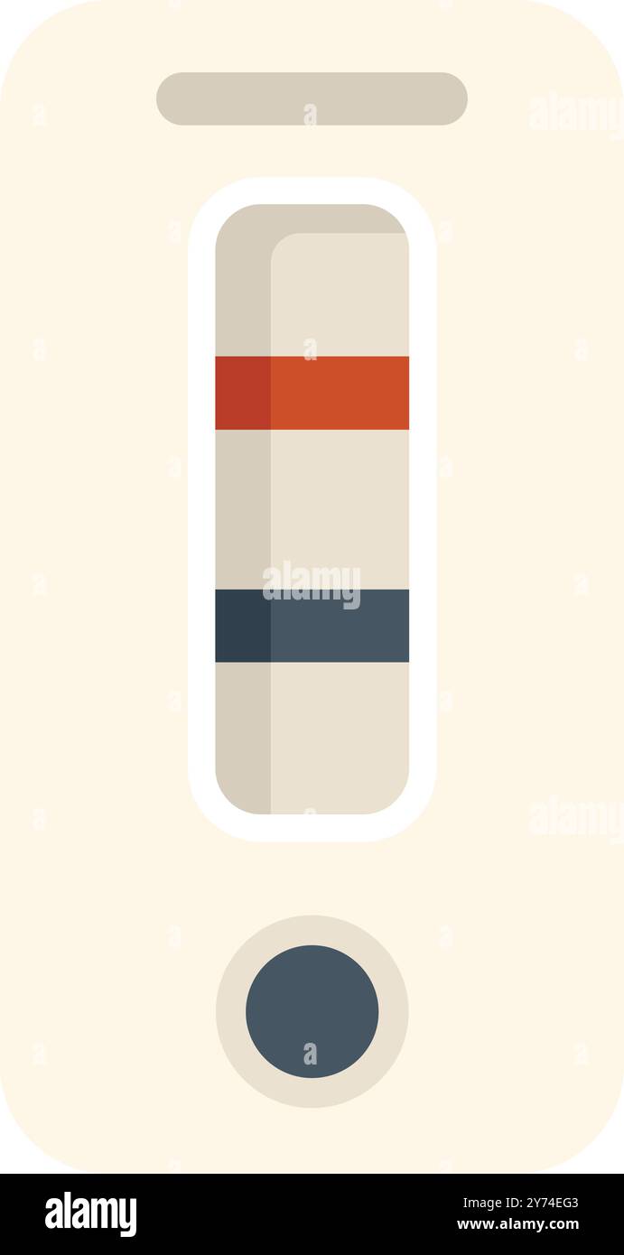 Negative sars cov 2 antigen test Stock Vector Images - Alamy