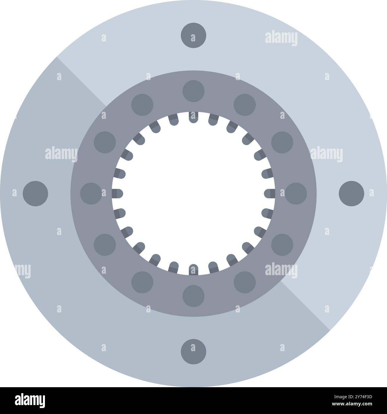 Car clutch disc with friction lining and hub spring using for ...