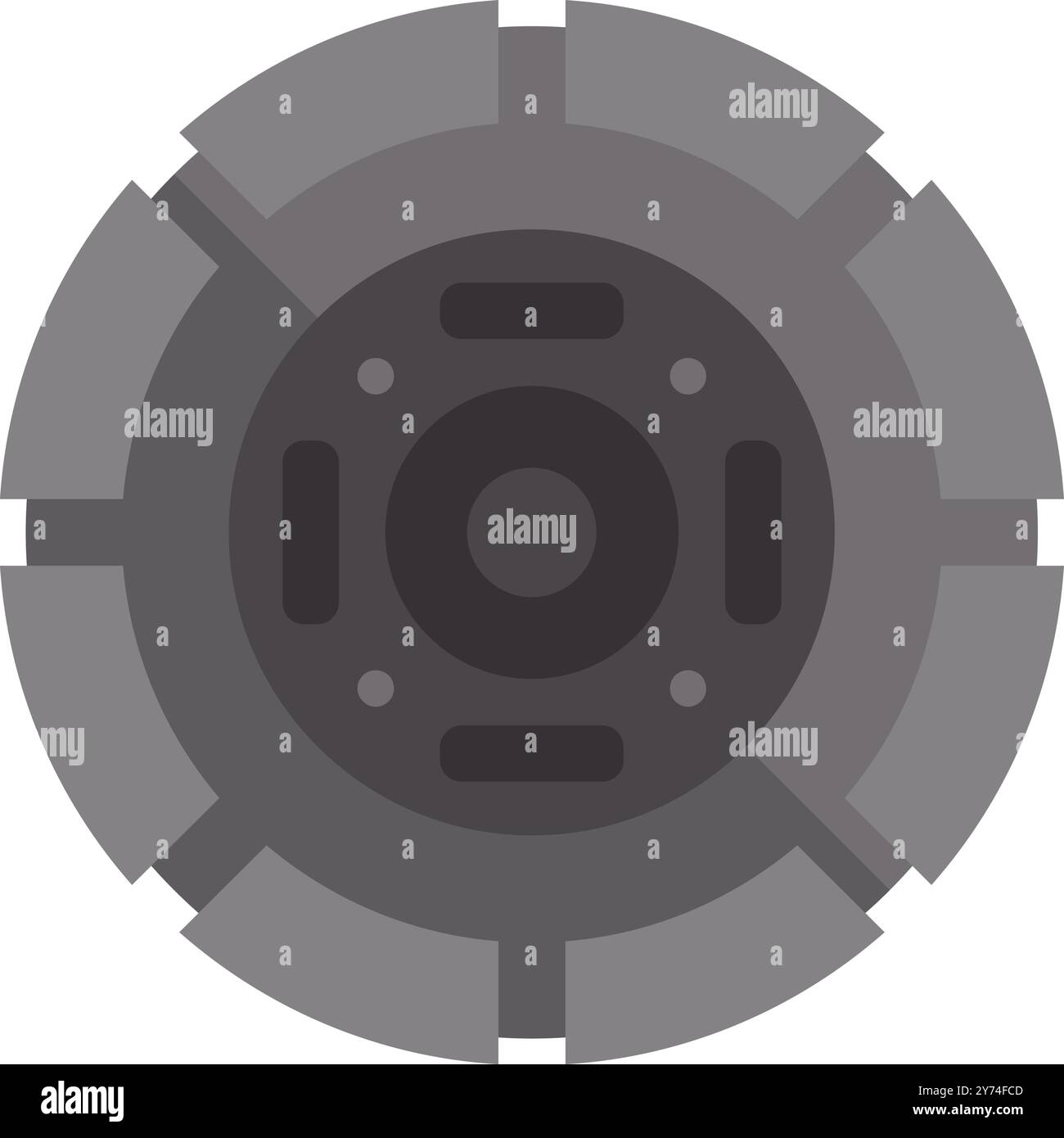 Car clutch disc plate for automotive transmission system Stock Vector ...