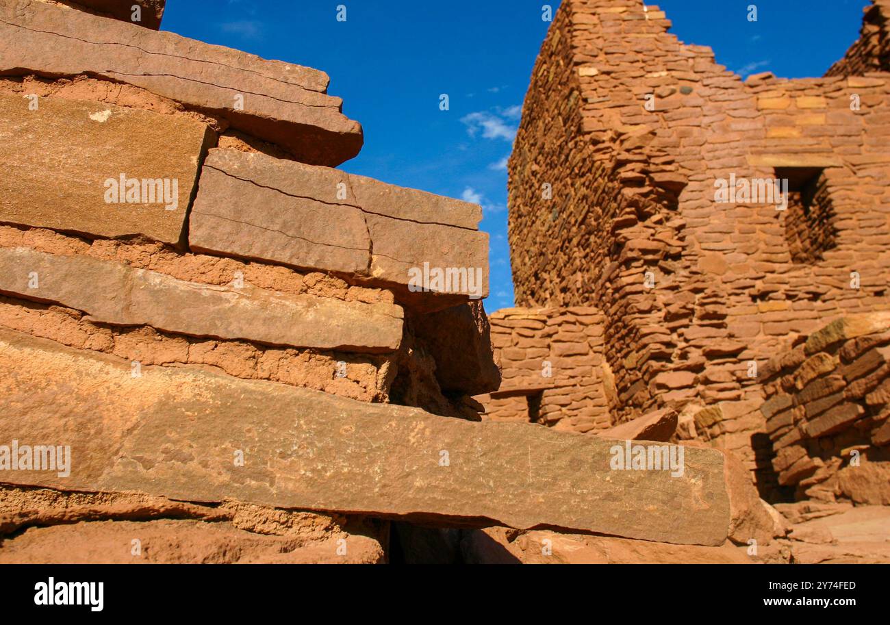 The Arizona Desert Southwest looking at the Adobe Pueblos made by the ...