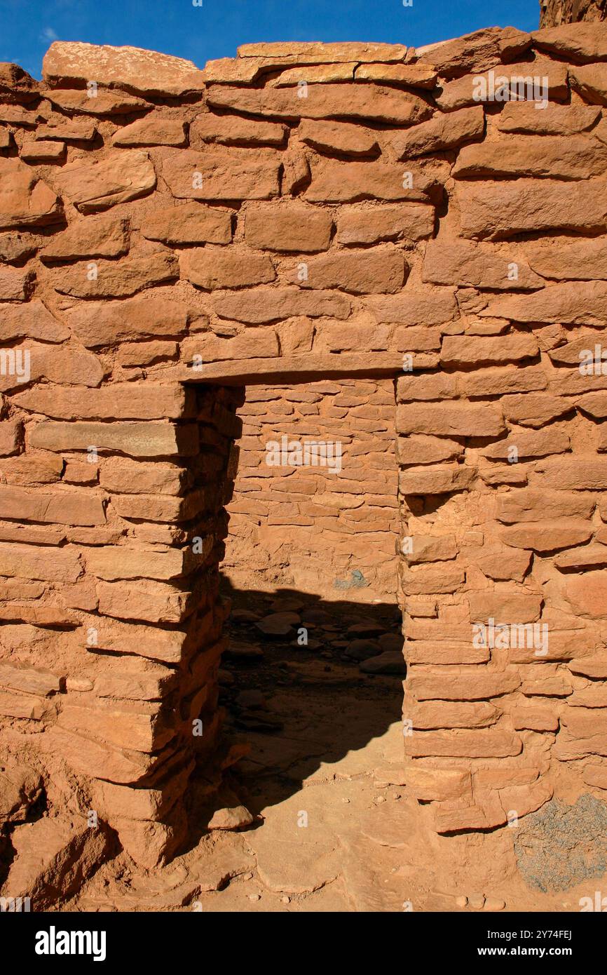 The Arizona Desert Southwest looking at the Adobe Pueblos made by the ...