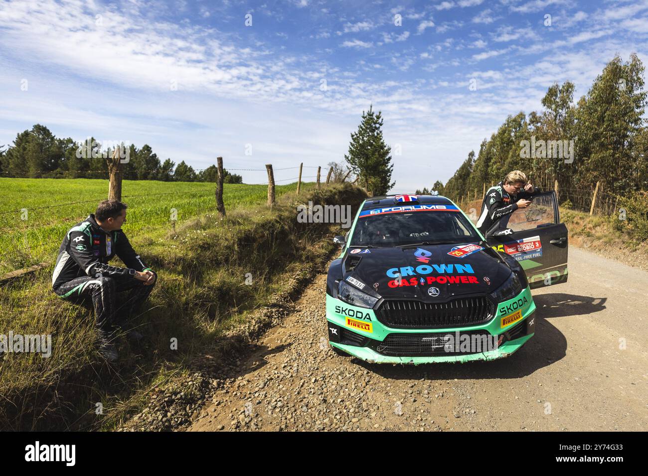 GREENSMITH Gus, Skoda Fabia RS Rally2, portrait during the Rally Chile ...